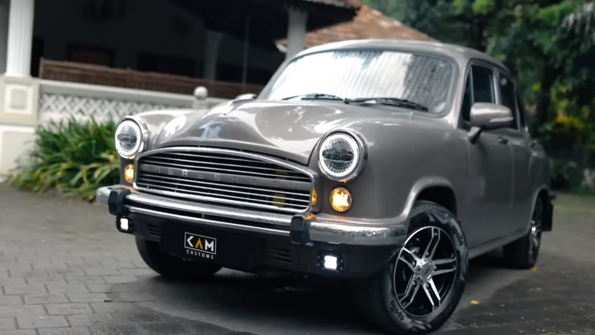 Restored Hindustan Ambassador With Modifications Worth Rs 8 Lakhs ...