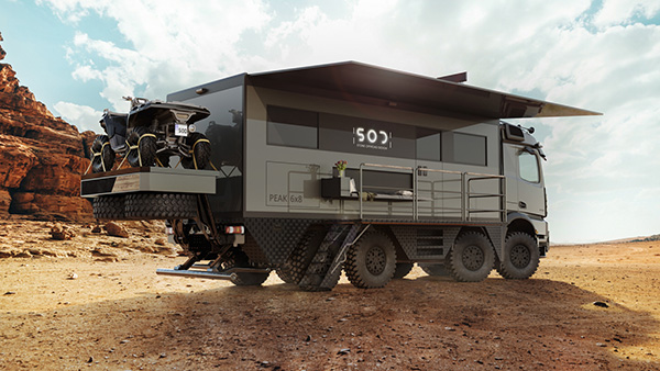 The SOD Peak 8X6 Is Mercedes Arocs Turned Into A RV - DriveSpark
