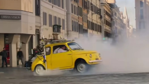 Tom Cruise Drifts BMW 5 Series & Fiat 500 One Handed In Rome For ...