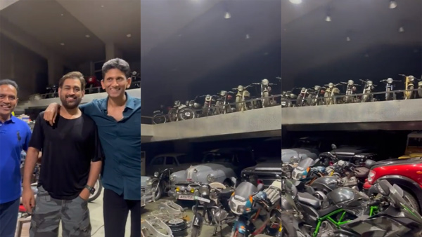 Netizens Stunned After Seeing Car & Bike Collection Of MS Dhoni: 109 ...