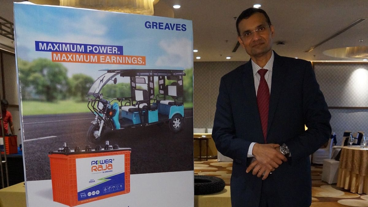 Greaves Retail Unveils Power Raja E-Rickshaw Batteries in India ...