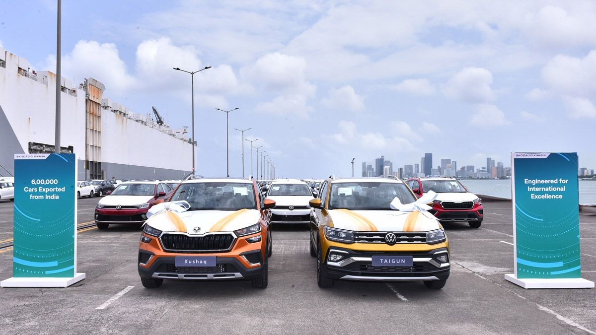 Škoda Auto Volkswagen India Private Limited Achieves Milestone Of Exporting 6 Lakh Cars ...