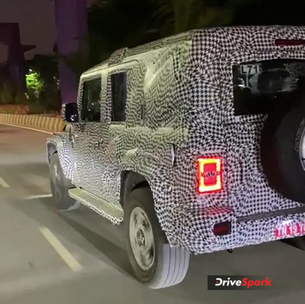 Exclusive Video: Mahindra Thar 5-Door SUV Spotted Testing In Bengaluru ...