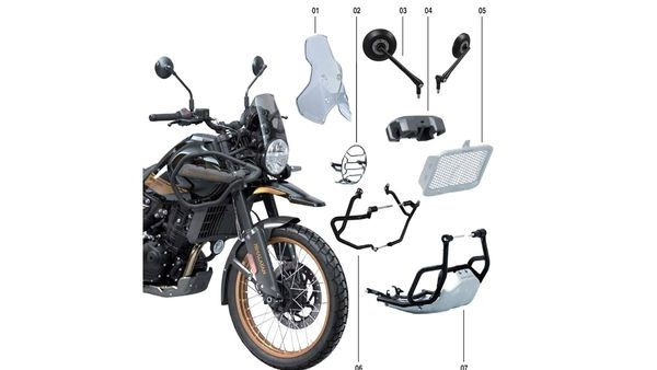 Royal Enfield Himalayan 452 Accessory Details Out - DriveSpark News