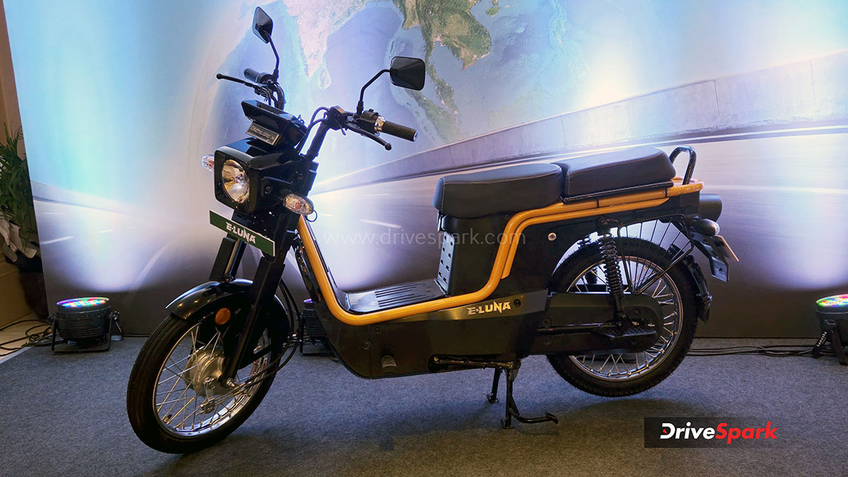 Kinetic E-Luna Electric Moped Launched In India At Rs 69,990 ...