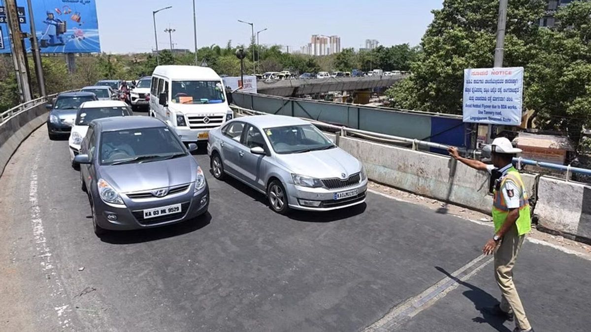 Bengaluru Hebbal Flyover Up-Ramp Closes To Most Vehicles Amid ...