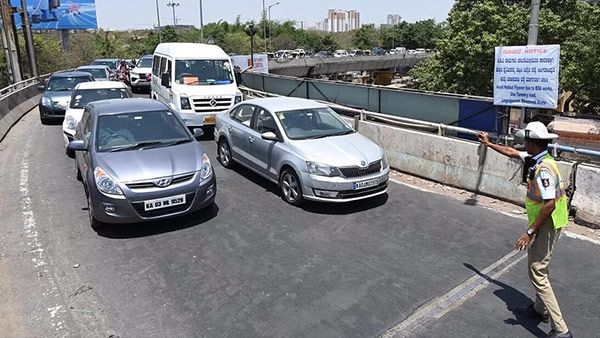 Bengaluru Hebbal Flyover Up-Ramp Closes To Most Vehicles Amid ...