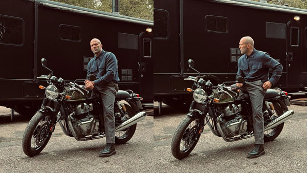 Jason Statham Spotted With Royal Enfield Continental GT 650 ...