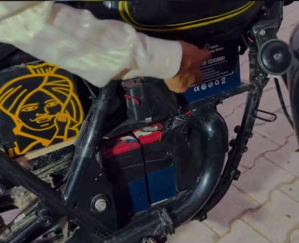 Haryana Man's Ingenious Electric Bullet Bike: A Viral Sensation ...