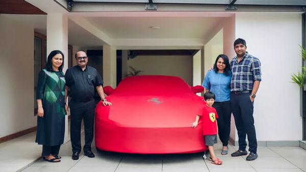 Kerala Billionaire Dr. Viju Jacob Adds Ferrari Roma To His Luxury Car ...