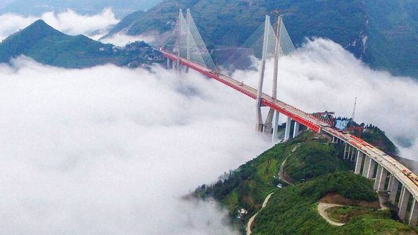 Beipanjiang Bridge: Highest Motorable Bridge In The World - DriveSpark