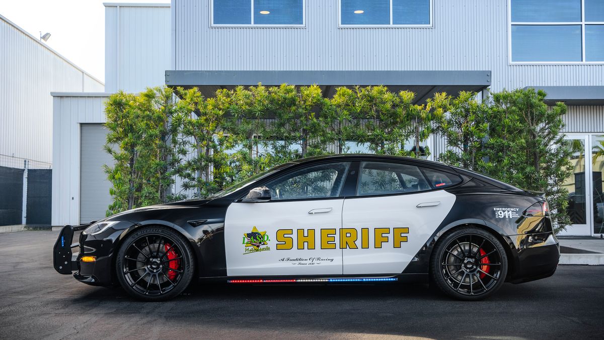 Unplugged Performance Unveils Tesla Model S Plaid Police Vehicle At ...