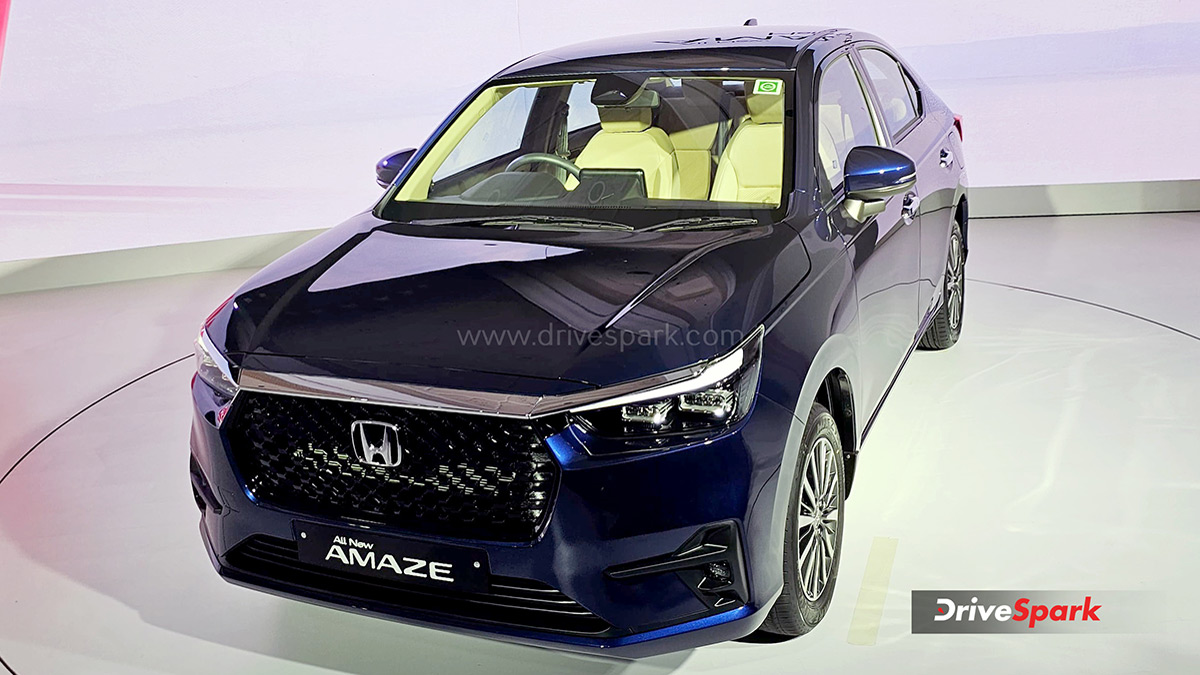 New-Gen Honda Amaze Variant-Wise Details, Colour Options - DriveSpark News