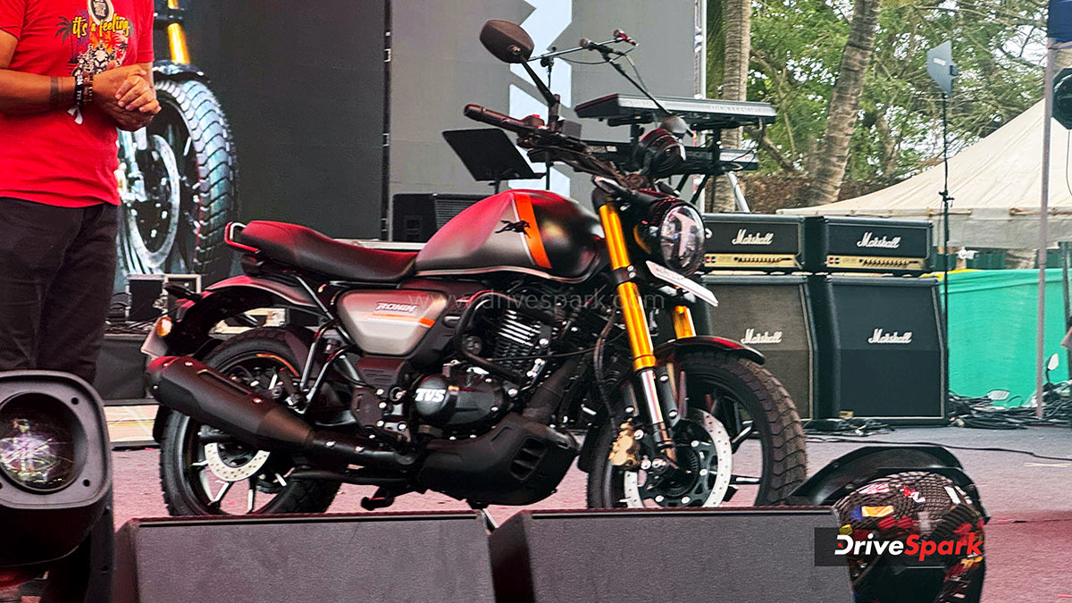 2025 TVS Ronin Unveiled At Motosoul 4.0 - Specs| Features| Images - DriveSpark News