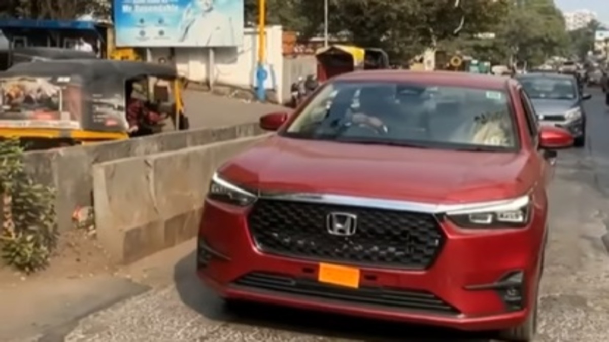 Next-Gen Honda Amaze Spotted Without Camouflage Ahead Of Launch ...