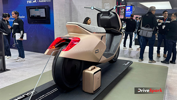 Auto Expo 2025: TVS Vision iQube Unveiled | Bharat Mobility Global Expo ...
