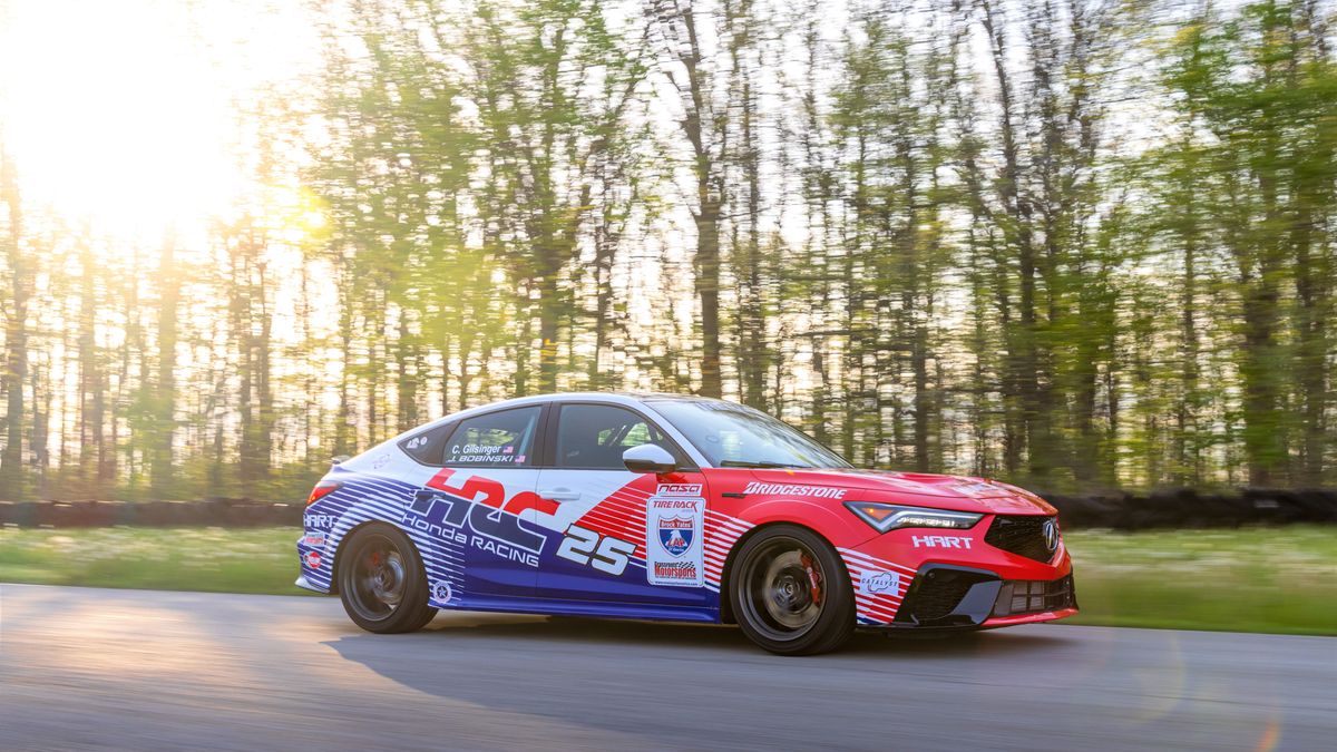 Acura Integra Type S Competes In One Lap Of America With HRC Parts ...