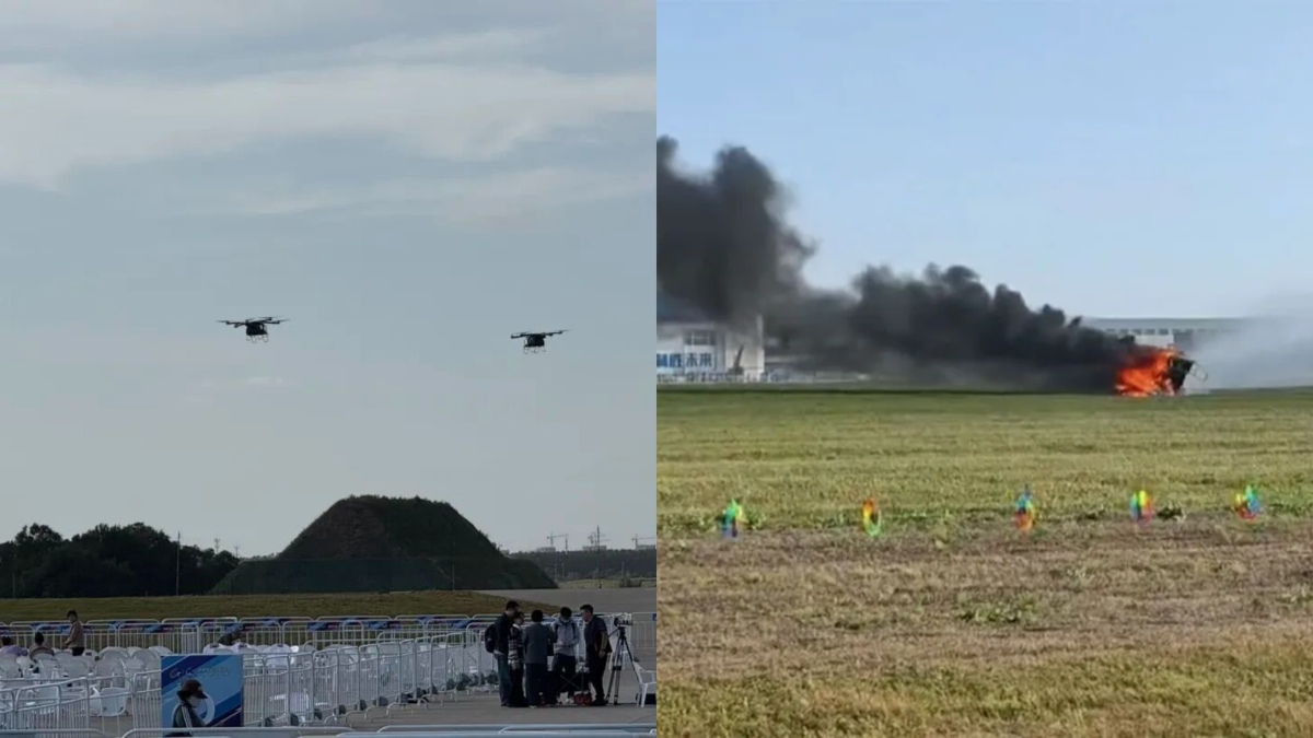 Xpeng eVTOLs Crash In Mid-Air: First-Ever Flying Car Collision Reported ...