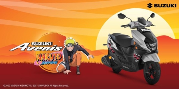 Suzuki Avenis Naruto Shippuden Edition Unveiled - First Anime Collab ...