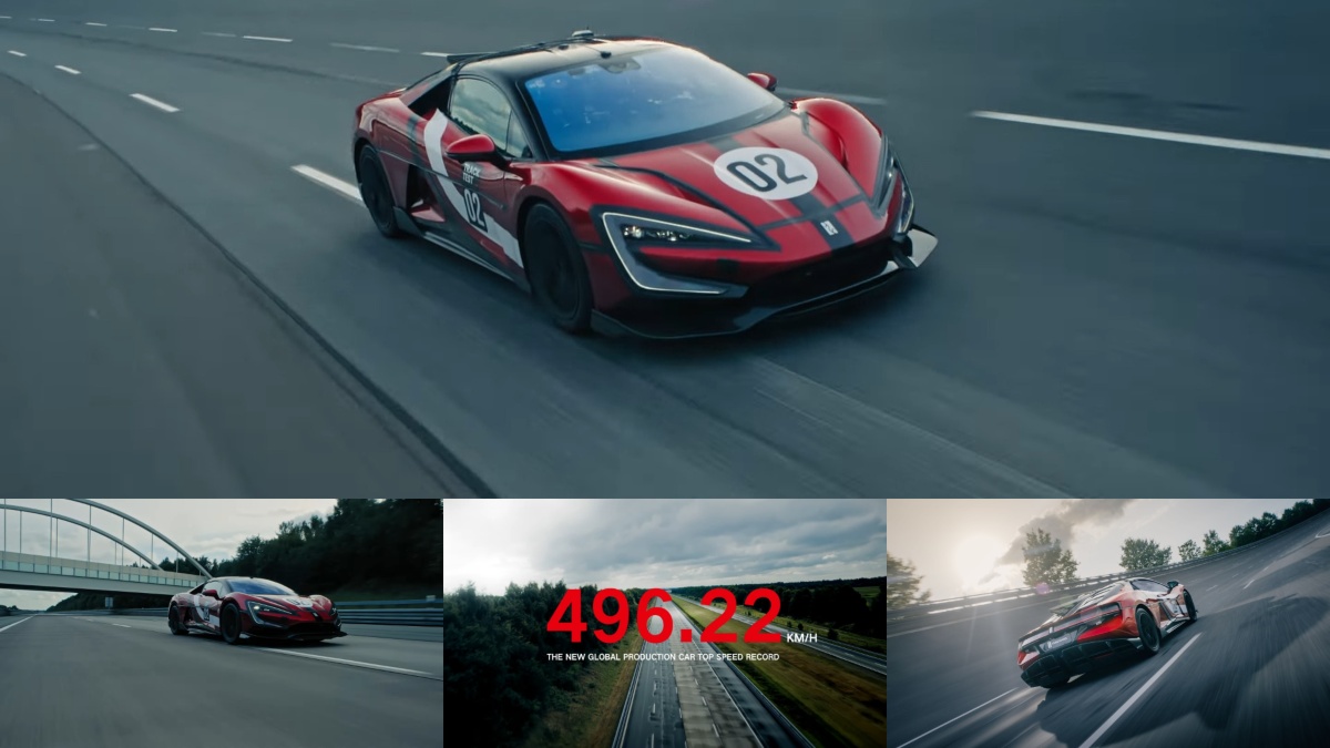 Yangwang U9 Xtreme Is The World’s Fastest Car - Hits 496.22 km/h, Beats ...