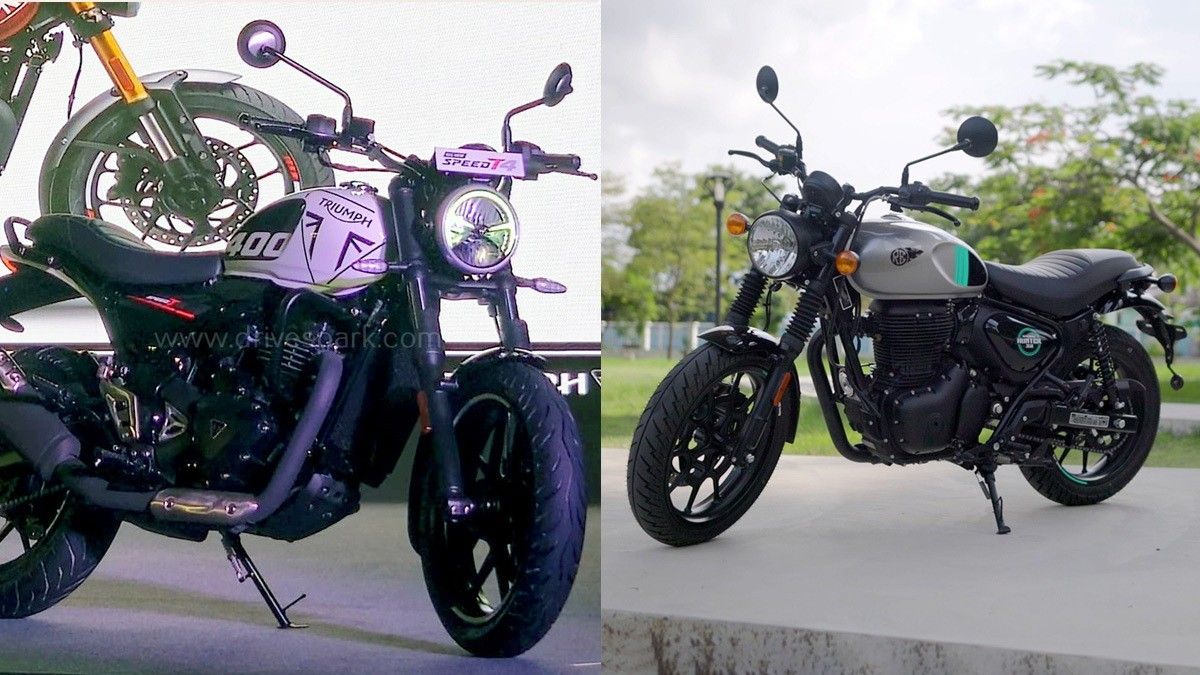 Royal Enfield Hunter 350 Vs Triumph Speed T4: Price & Specs Compared ...