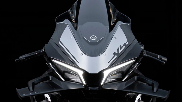 EICMA 2025: CFMoto Unveils The Flagship 200bhp V4 SR-RR Prototype - DriveSpark News