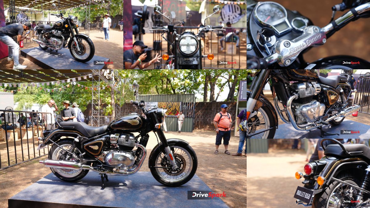 Royal Enfield Bullet 650 Showcased At Motoverse 2025 - Debut In India ...