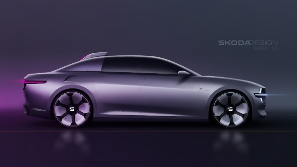 Skoda 100 Concept Unveiled As Retro Rear-Wheel-Drive EV Design Study ...
