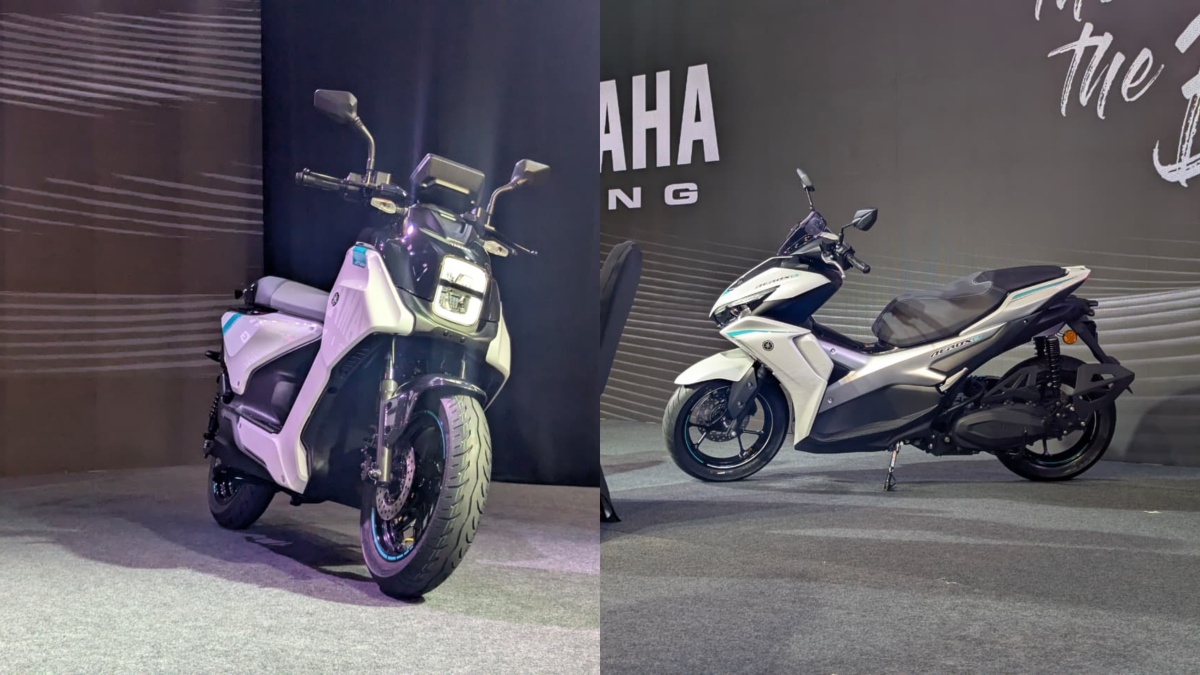 Yamaha Aerox E, EC-06 Electric Scooters Unveiled - Launch Next Year - DriveSpark News