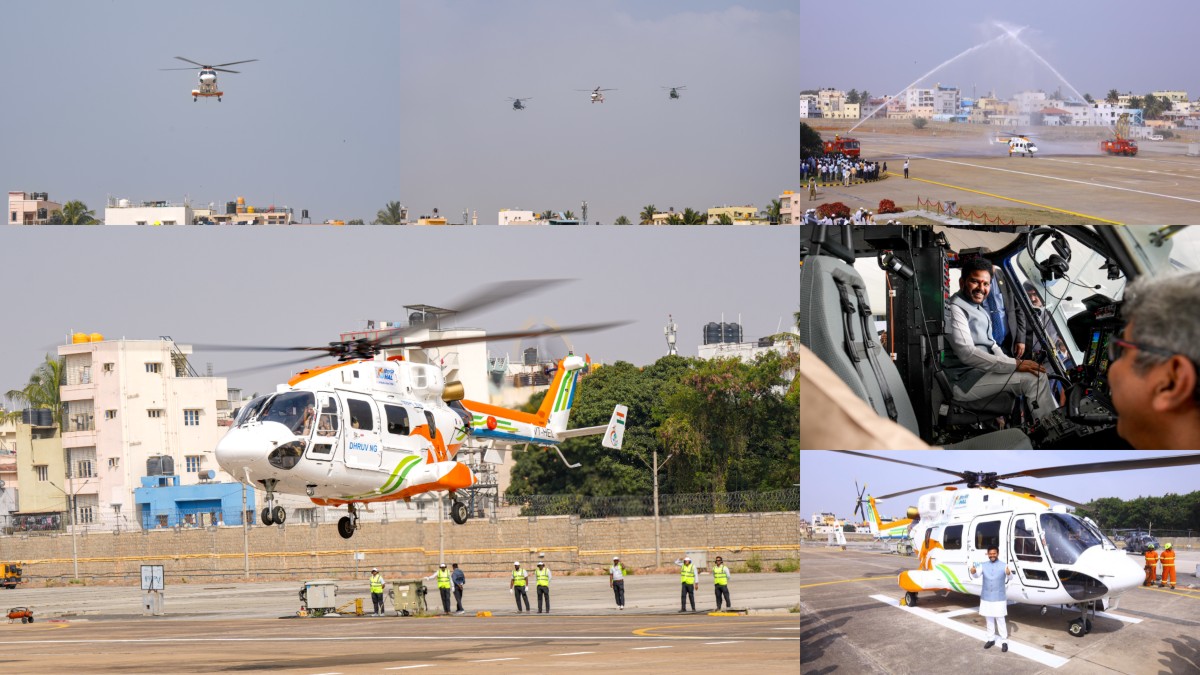 HAL Dhruv-NG Civil Helicopter Completes First Flight In Bengaluru ...