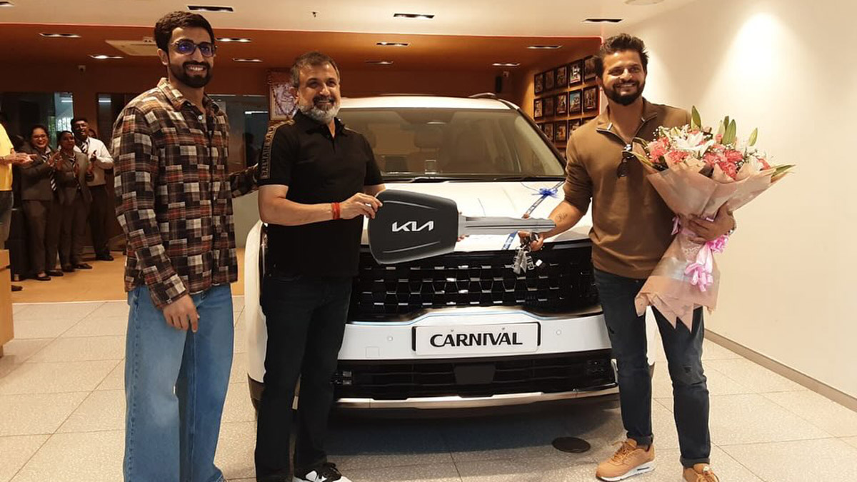 Suresh Raina Become 1st Owner For 2024 Kia Carnival: ಕಿಯಾದ 'ಮದಗಜ ...