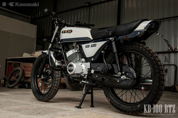 സ്‌ക്രാംബ്ലർ ലുക്കിൽ അണിഞ്ഞൊരുങ്ങി കവാസാക്കി KB 100 RTZ - Malayalam ...