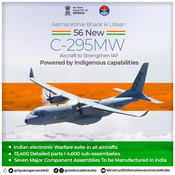 C-295MW Transport Aircraft നിർമിക്കാൻ കൈകോർത്ത് ടാറ്റയും എയർബസും - Malayalam DriveSpark