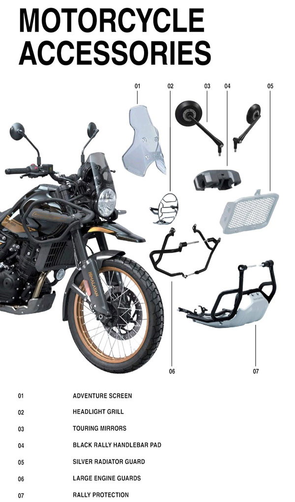 Himalayan 452 ആക്സസറി ലിസ്റ്റ് പുറത്തിറക്കി റോയൽ എൻഫീൽഡ് - Malayalam ...