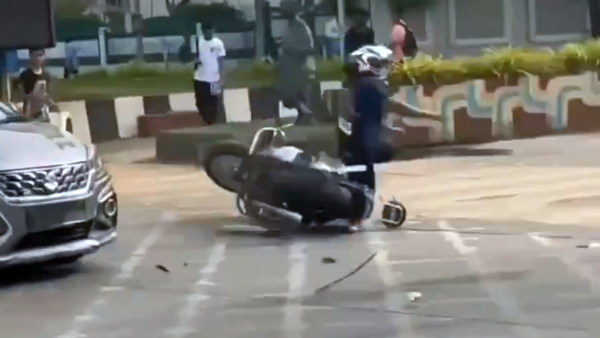 മാരുതി സുസുക്കി എർട്ടിഗയും ഹാർലി ഡേവിഡ്സണും കൂട്ടിയിടിച്ചു - Malayalam DriveSpark