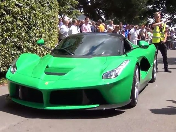 Singer Jay Kay's Unique Green Colour Laferrari - Tamil DriveSpark