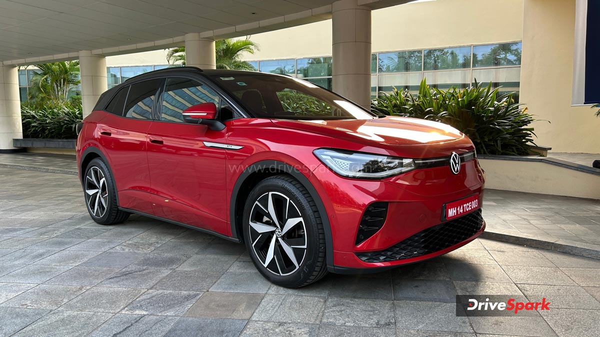 Volkswagen ID4 GTX Showcased In India ஃபோக்ஸ்வேகன் ஐடி.4 எலக்ட்ரிக் ...