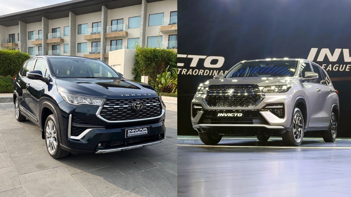 Maruti Suzuki Invicto Vs Toyota Innova Hycross மாருதி சுஸுகி இன்விக்டோ ...