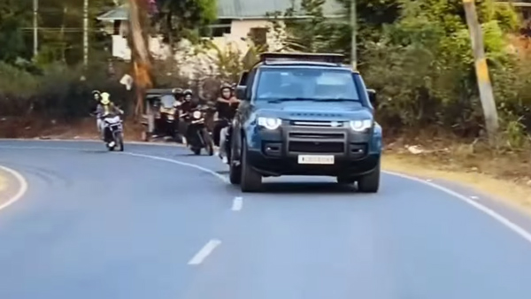 Mammootty's Luxury Car Makes Risky Overtake.. பதைபதைக்க வைக்கும் வீடியோ ...