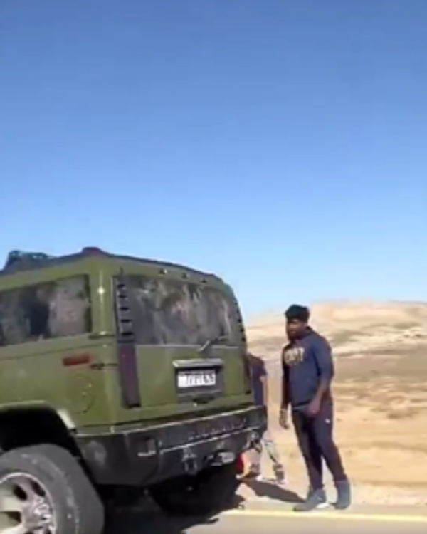 Vidamuyarchi Shooting Spot Hummer H2 - விடாமுயற்சி படத்தில் நடிகர் ...