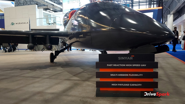 Dubai Airshow 2023 - Edge Sinyar Unmanned Jet Plane Unveiled: வெறும் 4 ...