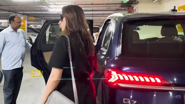 Tamannaah Spotted In Audi Q7: தங்க சிலை மாதிரி மின்றாங்க! கோடி ரூபாய் காரில் போனது அவங்களா ...