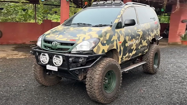 Toyota Innova Transformed Into Off-Road Monster : ரோட்டுக்கு கொண்டு ...