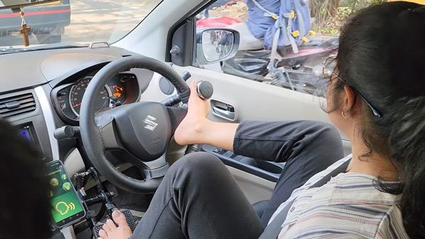 Arm Less Women Get's Driving License.. ஐந்தாண்டுகளாக போராடி வந்த ...