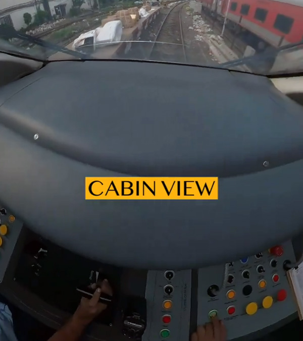 Vande Bharat Train Loco Pilot Cabin Video Shared By Indian Railways ...