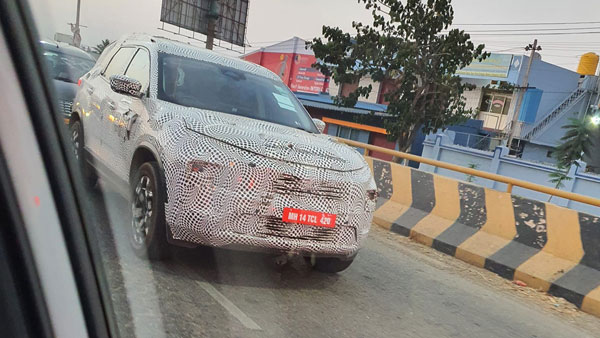 Tata Safari EV Electric Car Spotted During Testing : டாடாவின் புது ...