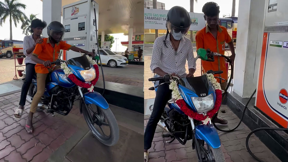 KPY Bala Gifted TVS Star City Bike To Petrol Bunk Staff.. இந்த பாலா இவ்ளோ வெள்ள மனசுகாரரா ...