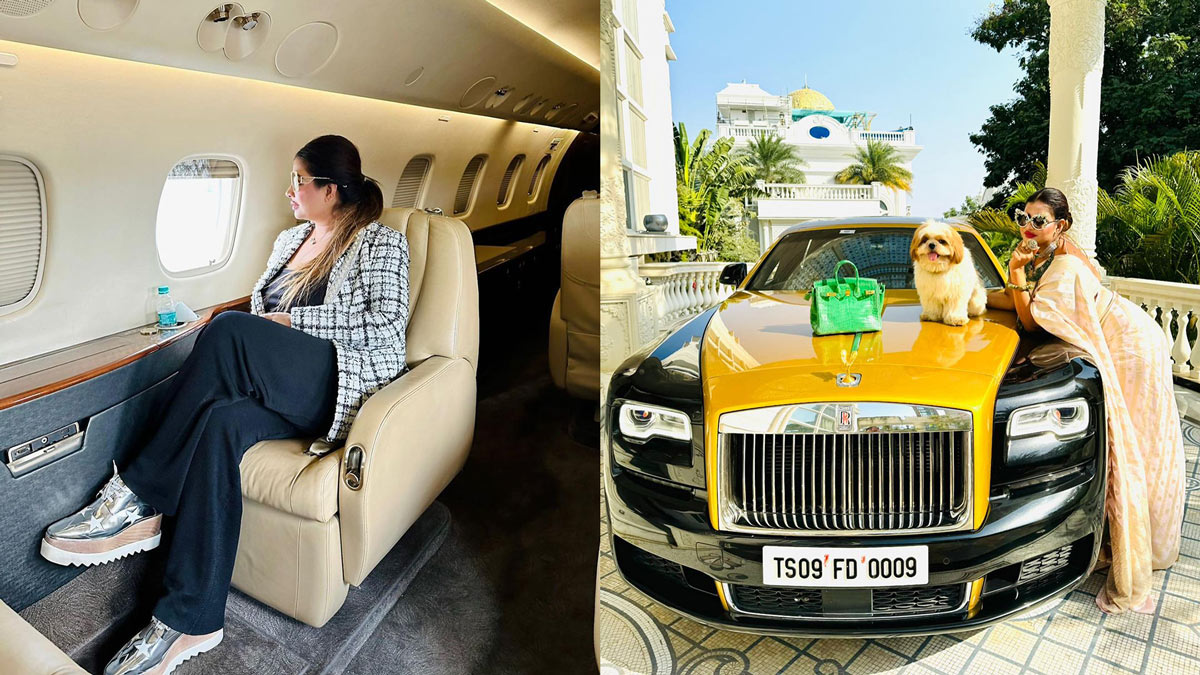 Hyderabad Business Woman's Rolls Royce Ghost : ஹைதராபாத்தை கலக்கும் ...