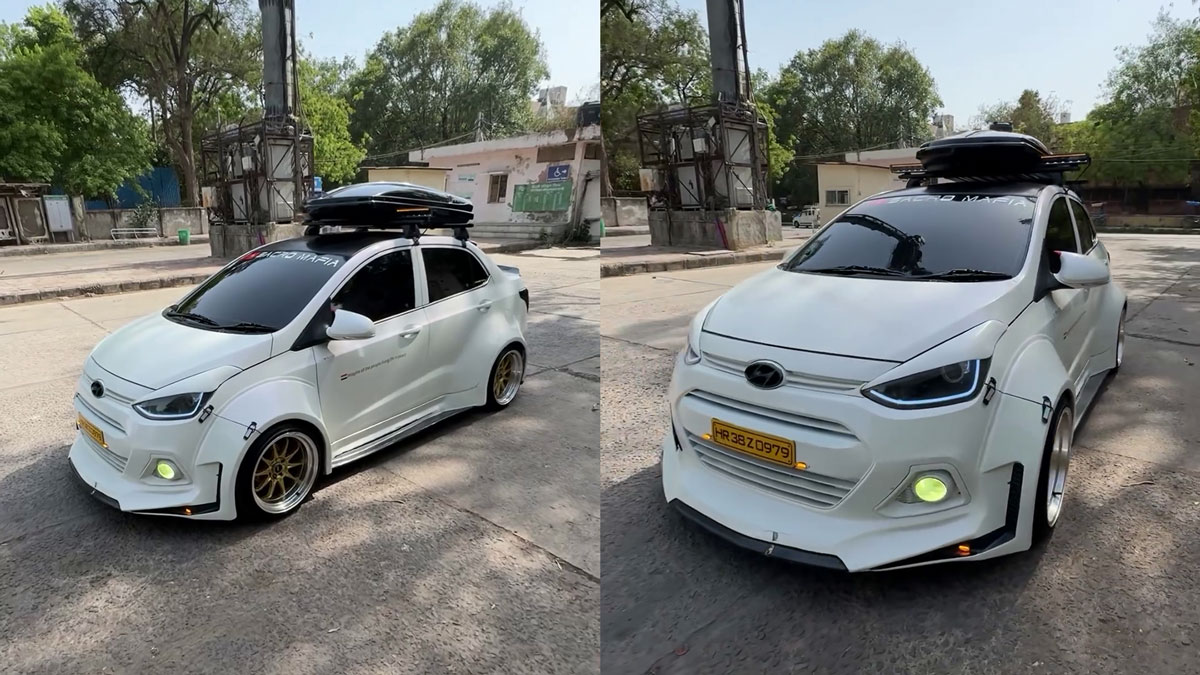 India's Most Unique Modified Hyundai Xcent: உபேர் கார் டிரைவருக்குள் ...