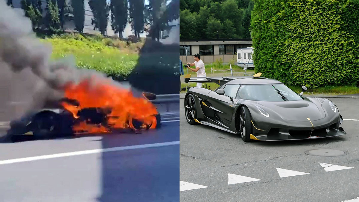 Koenigsegg Jesko Hypercar Caught Fire: லட்சத்தில் ஒருத்தருக்கு தான் ...